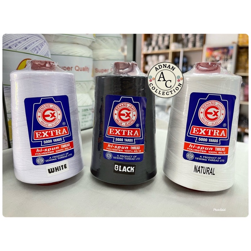 Jual BENANG JAHIT EXTRA 5000yard (1pcs) | Shopee Indonesia