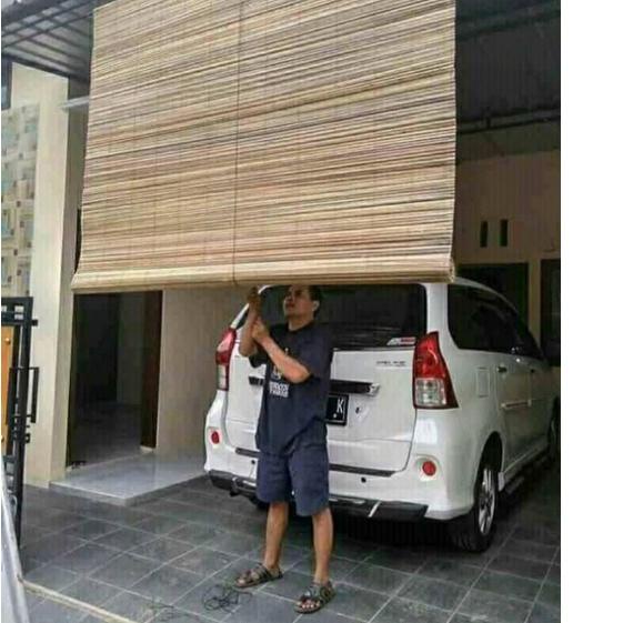 Jual NEW !! 2.2 Kerey tirai Bambu sawit ukuran Custem ukuran pendek ...