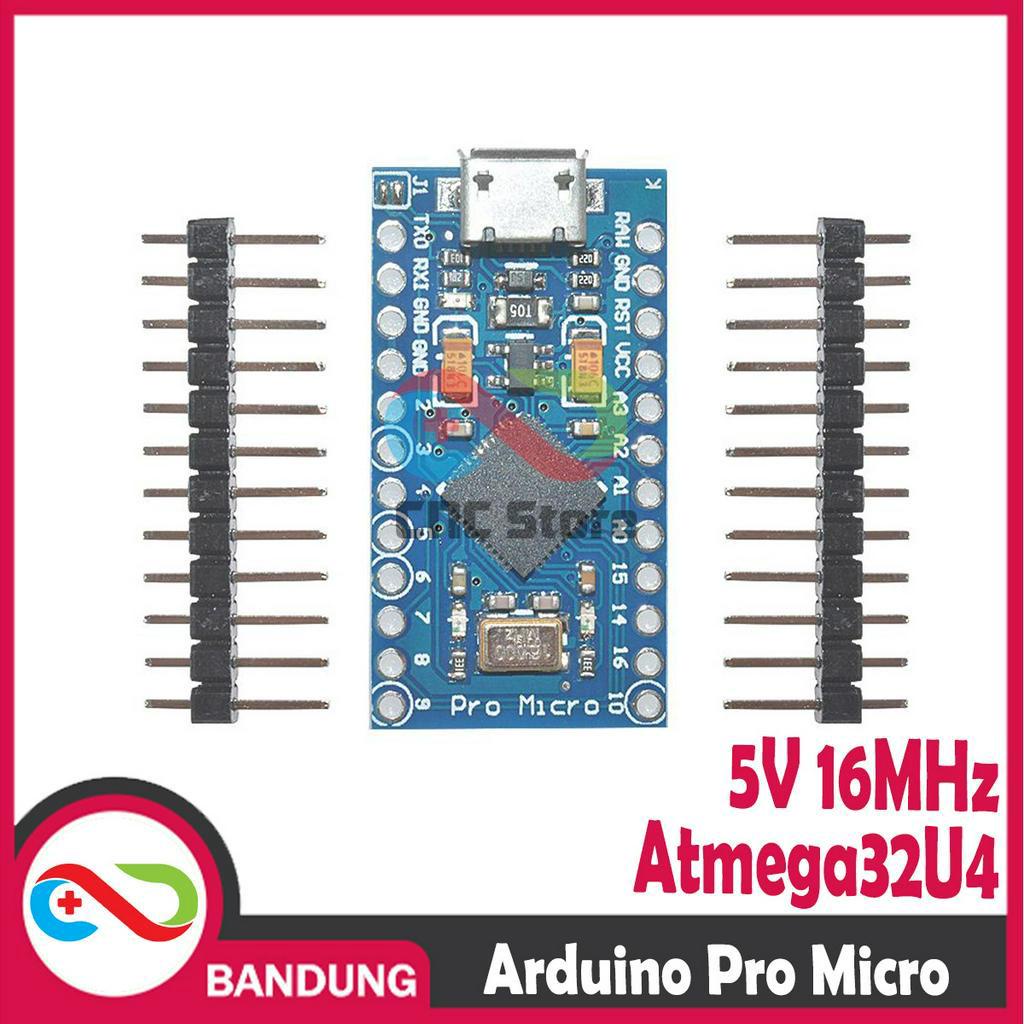 Jual ARDUINO PRO MICRO ATMEGA32U4 5V 16HZ MICRO USB BOARD | Shopee ...
