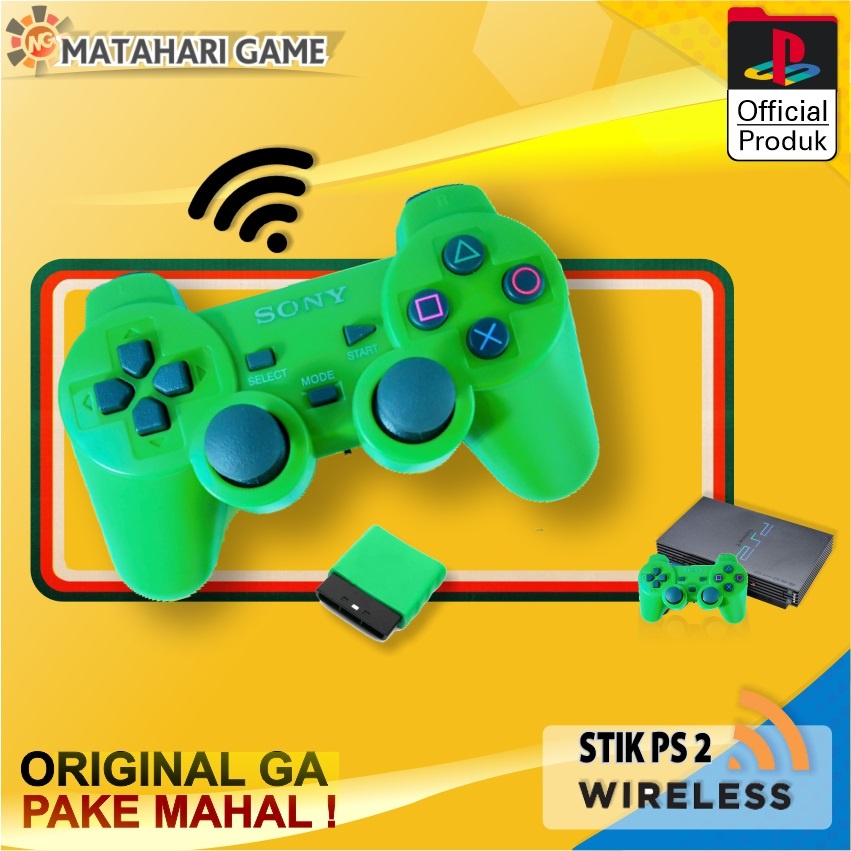 Jual Stik Stick PS2 Wireless Sony Original Pabrik Hitam | Shopee Indonesia