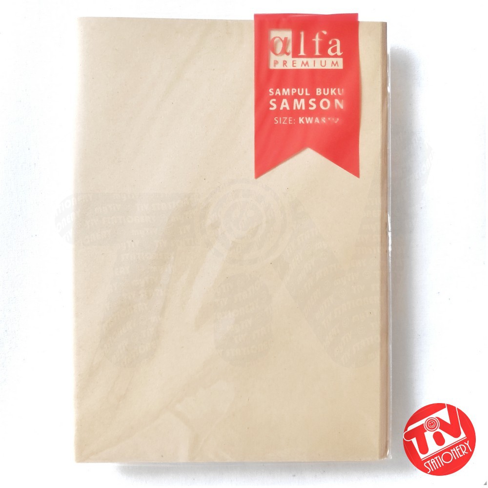 Jual Sampul Coklat Polos Buku Tulis Kwarto 1 Pack 20 Lembar