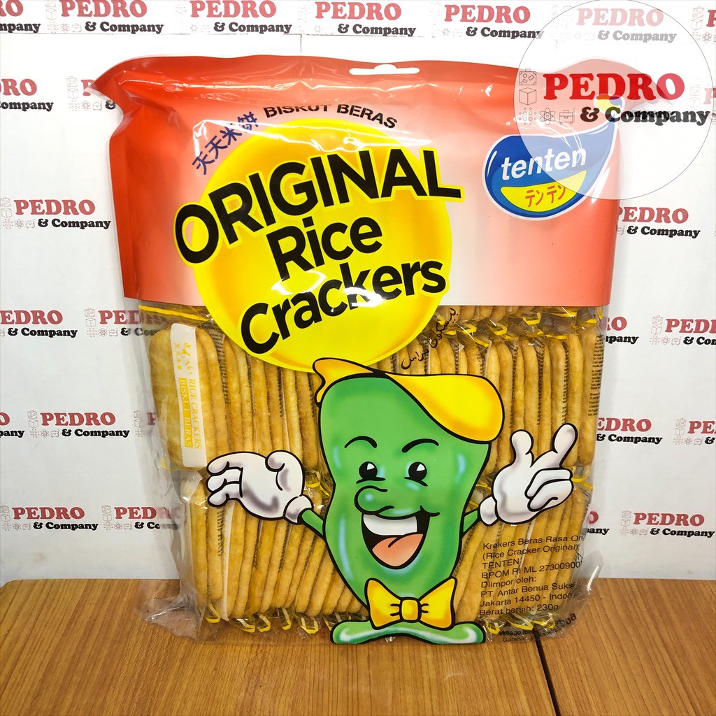 Jual Tenten original rice crackers 230 gr - biskuit beras | Shopee ...