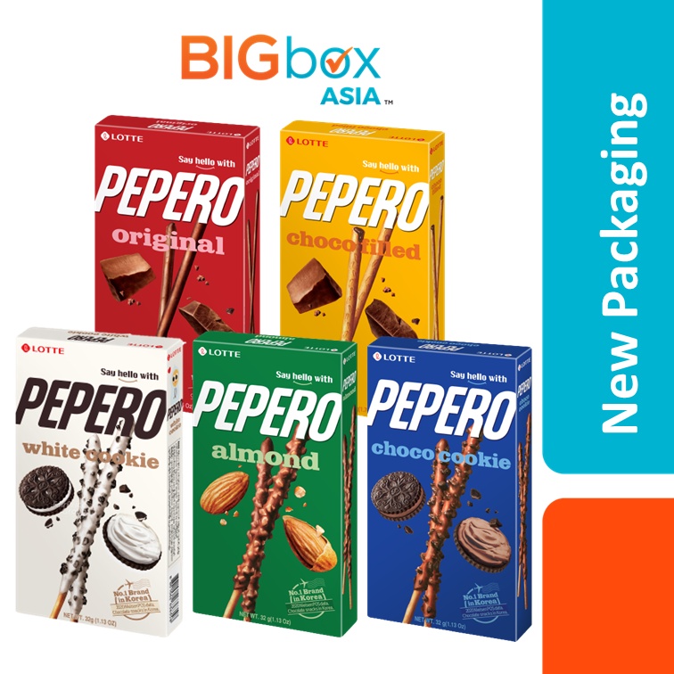 Jual Lotte Pepero Wafer Stick Ragam Rasa Almond Choco / White Cookie ...