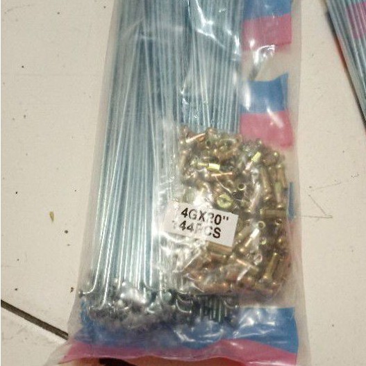 Jual Jari-jari sepeda 20" spoke maya (14G×20 ) isi-36pcs nekel | Shopee Indonesia