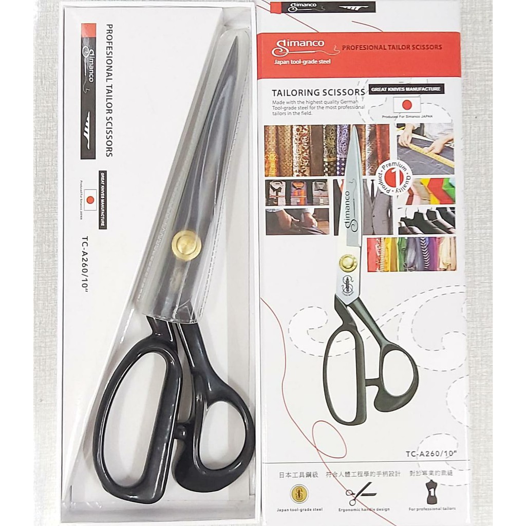 Jual Gunting potong kain/bahan - simanco TC a260/10" dan TC a240 ...