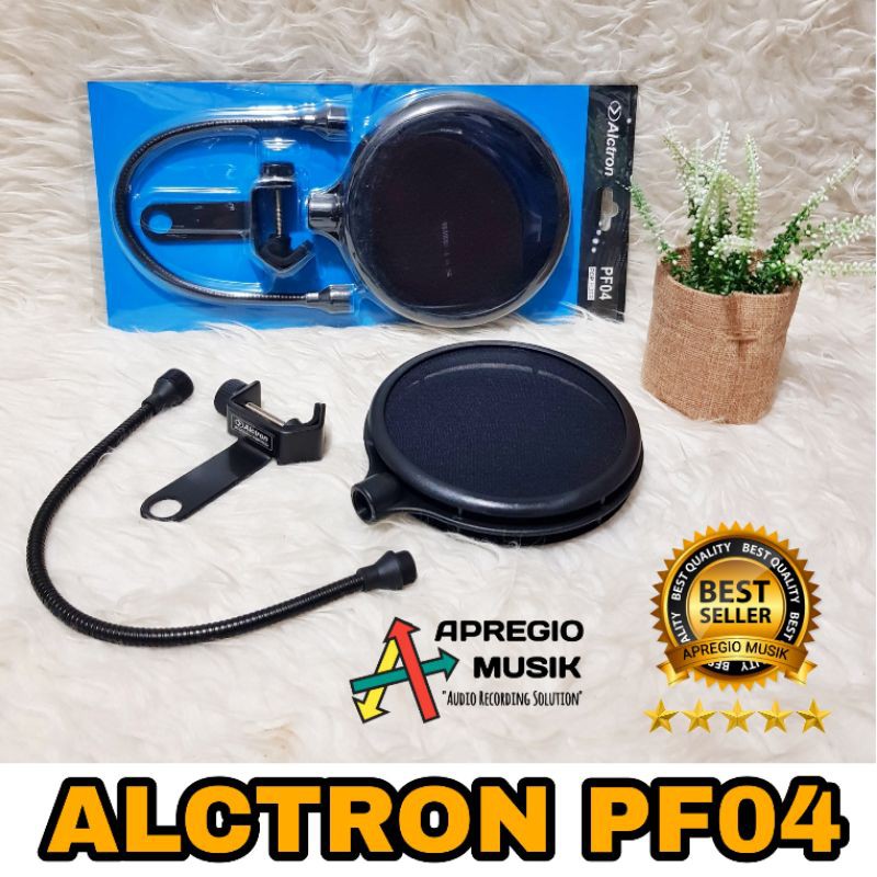 Jual Alctron PF04 PF 04 pop filter double layer standart home recording | Shopee Indonesia