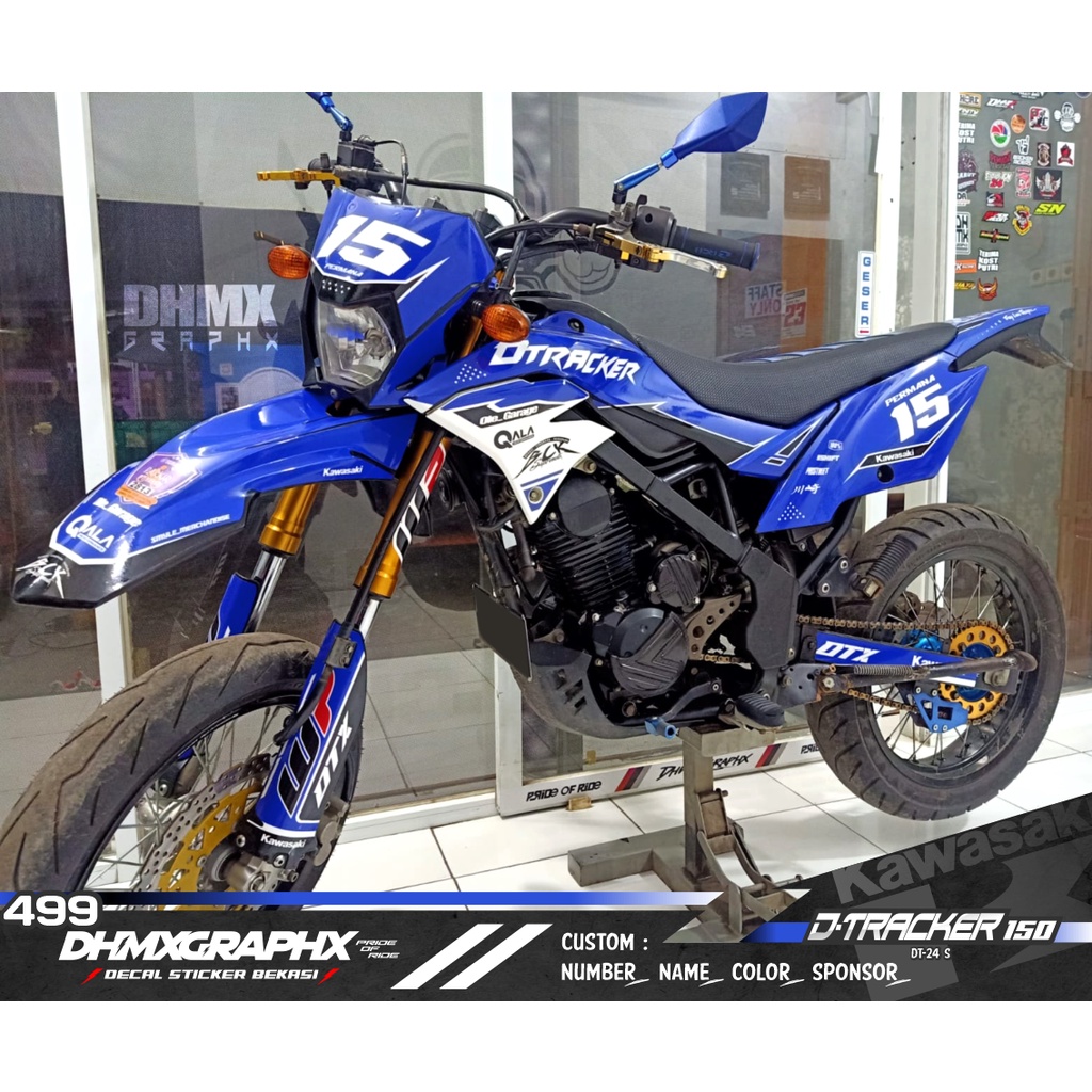 Jual DHMX Decal Sticker D Tracker D-Tracker 150 (DT-24 S) | Shopee Indonesia