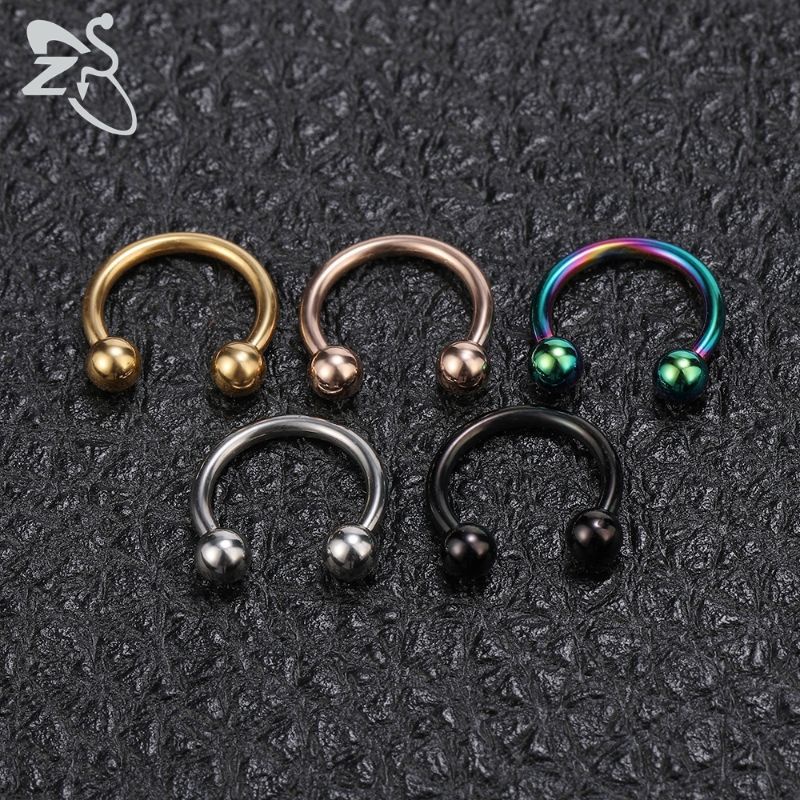 Jual tindik hidung tatanium anti karat ready hitam | Shopee Indonesia