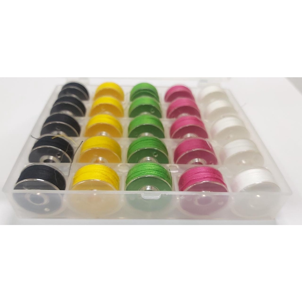 Jual bobbin mesin jahit plus isi benang jahit plus kotak - mesin jahit ...