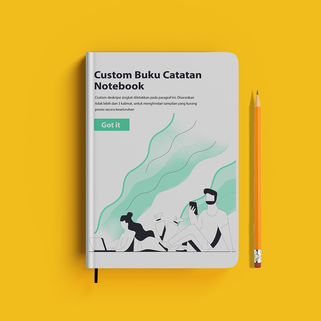 Jual custom buku catatan tebal A5 100 lembar hardcover | Shopee Indonesia