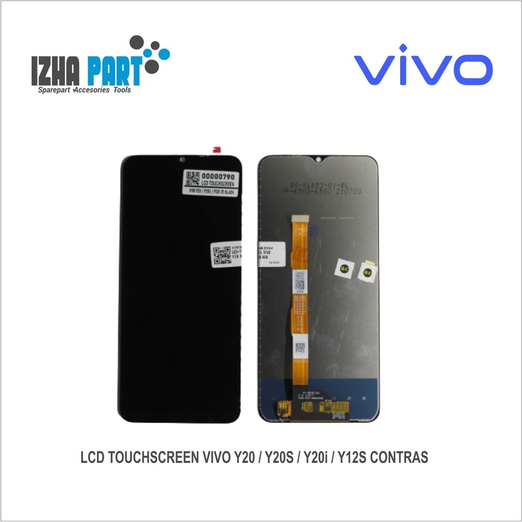Jual Lcd Touchscreen Vivo Y20 / Y20S / Y20i / Y12s 2021 / Y15s | Shopee Indonesia