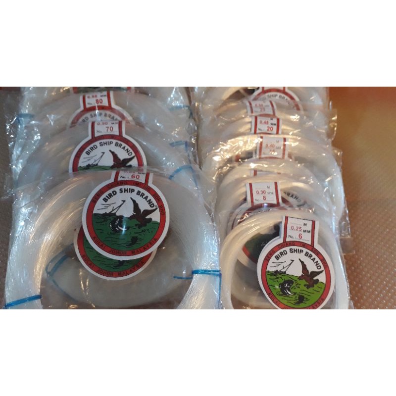 Jual Tali Tangsi Senar Pancing BIRD SHIP Malaysia | Shopee Indonesia