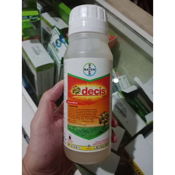 Jual DECIS 25 EC Bayer Insektisida Obat Hama Kontak isi 500 ml | Shopee ...