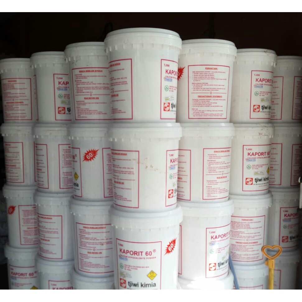 Jual Kaporit 60% 1 kg Kaporit TJIWI bubuk 60% 1 KG Powder TCCA Klorin ...