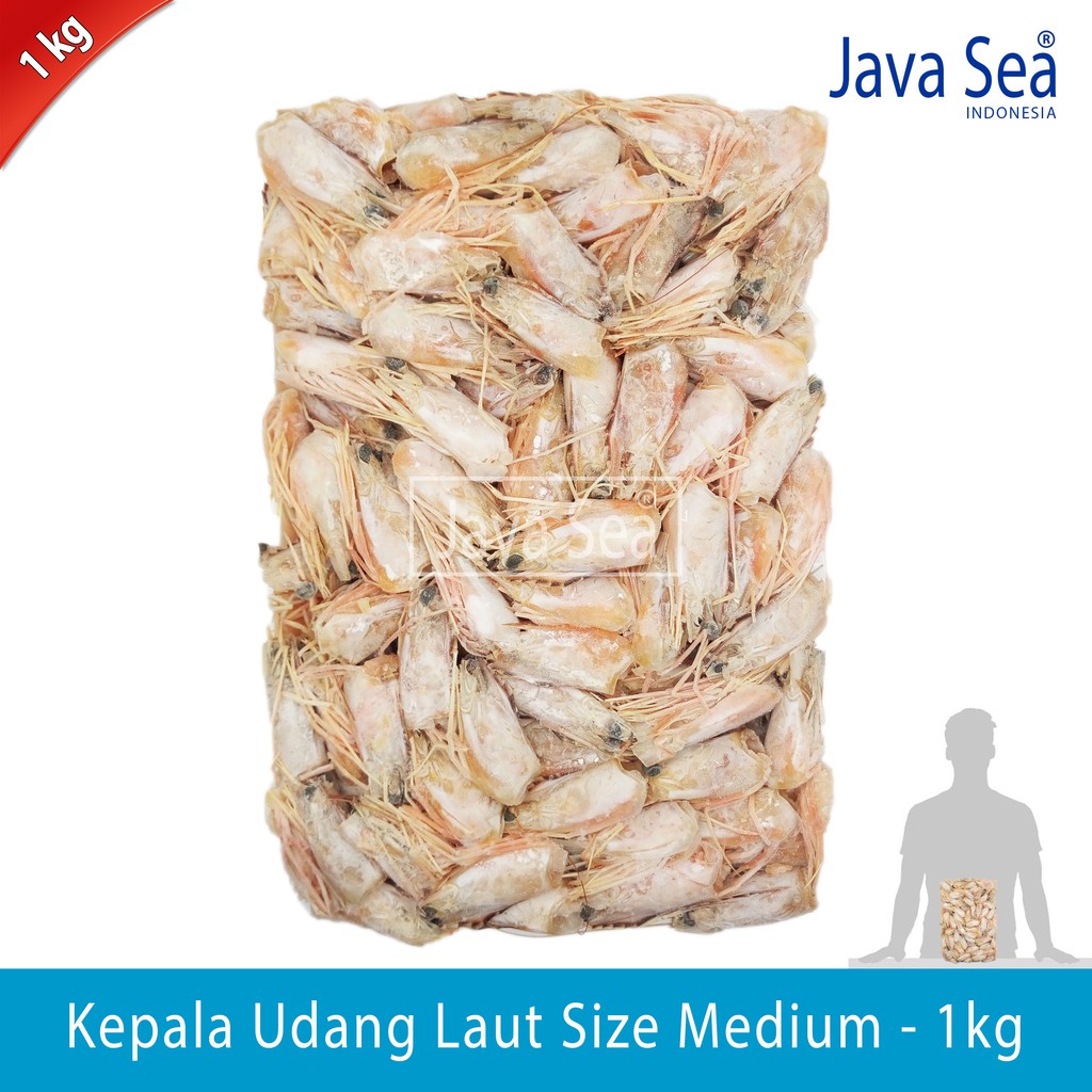 Jual Kepala Udang Laut pack 1kg Java Sea | Shopee Indonesia