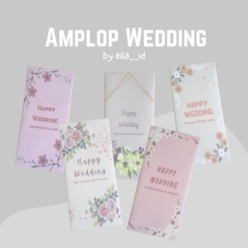 Jual AMPLOP WEDDING | AMPLOP NIKAHAN | ANGPAO KONDANGAN | Shopee Indonesia