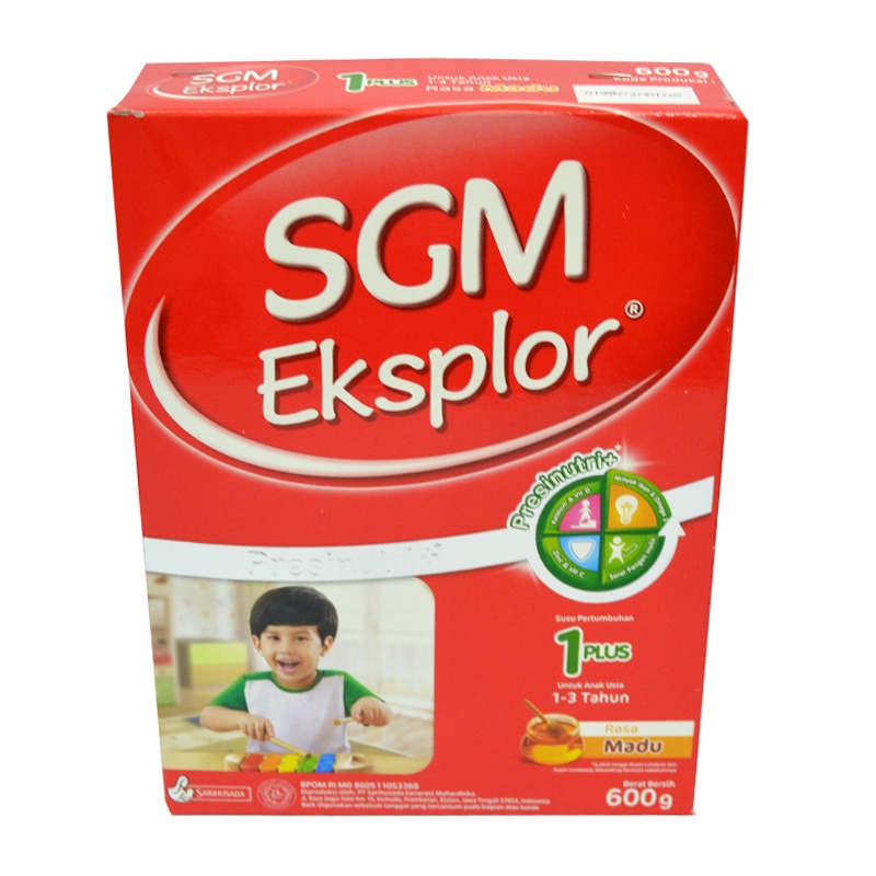 Jual Sgm Eksplor Milk 1+ Madu Box 600Gr | Shopee Indonesia