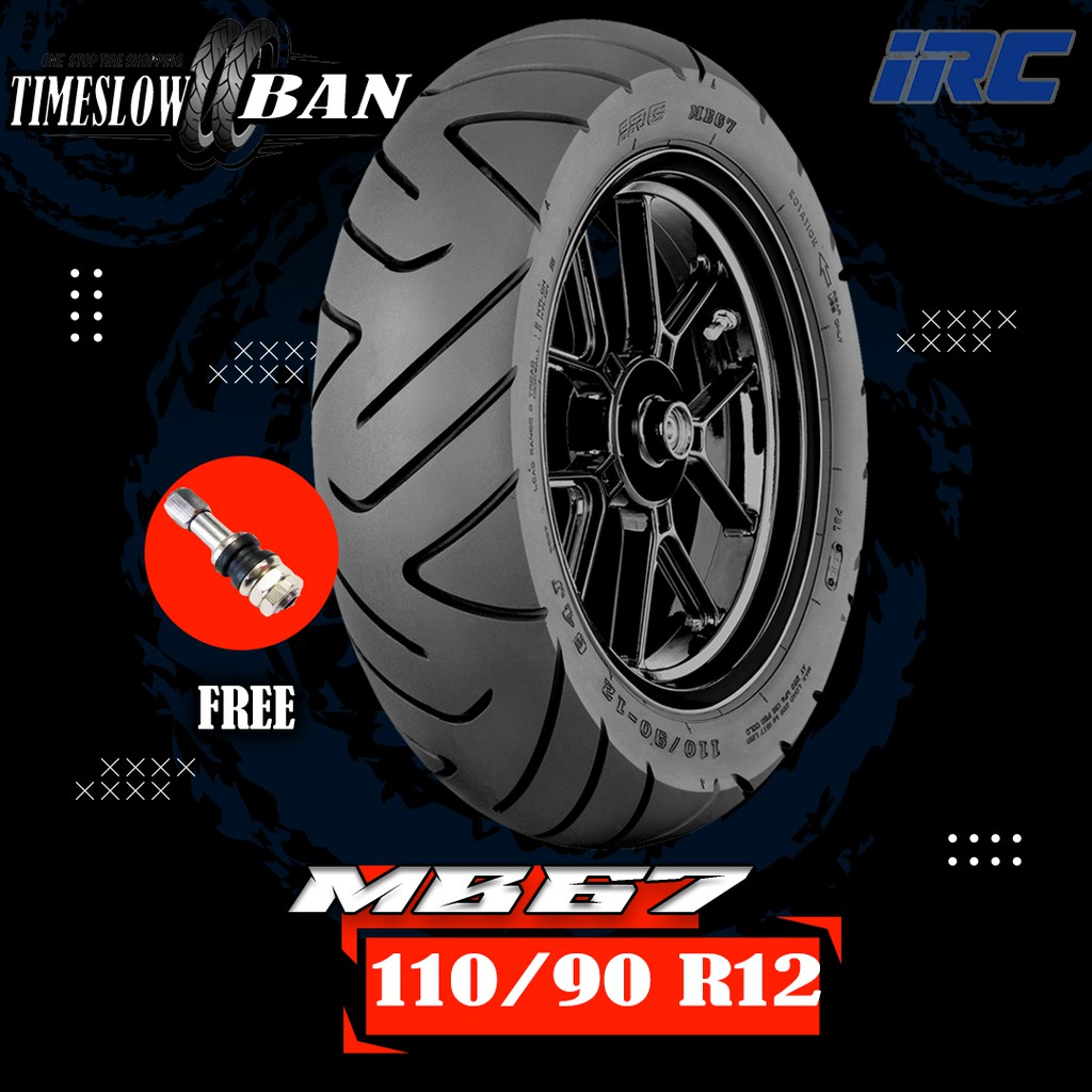 Jual Ban Belakang Motor HONDA NEW SCOOPY - YAMAHA FREEGO // IRC MB67 110/90 Ring 12 Tubeless ...