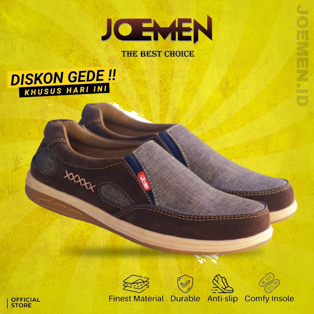 Jual [ORIGINAL] SEPATU PRIA CASUAL KASUAL SLIP ON KERJA FORMAL KANTOR ...