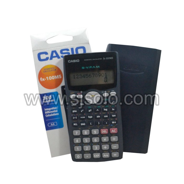 Jual Calculator Scientific CASIO FX-100MS 100 MS Kalkulator Ilmiah ...