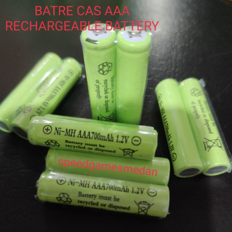 Jual Baterai Batt Batre Cas AA / AAA Rechargeable Battery | Shopee ...