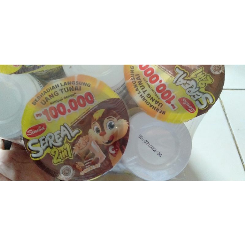 Jual Simba sereal 2 in 1 cup coklat (1 pack isi 6 cup) | Shopee Indonesia