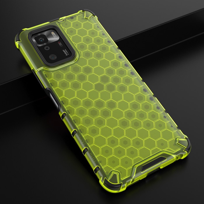 Jual Xiaomi POCO X3 GT - Honeycomb Hybrid Rugged Clear Armor Case ...