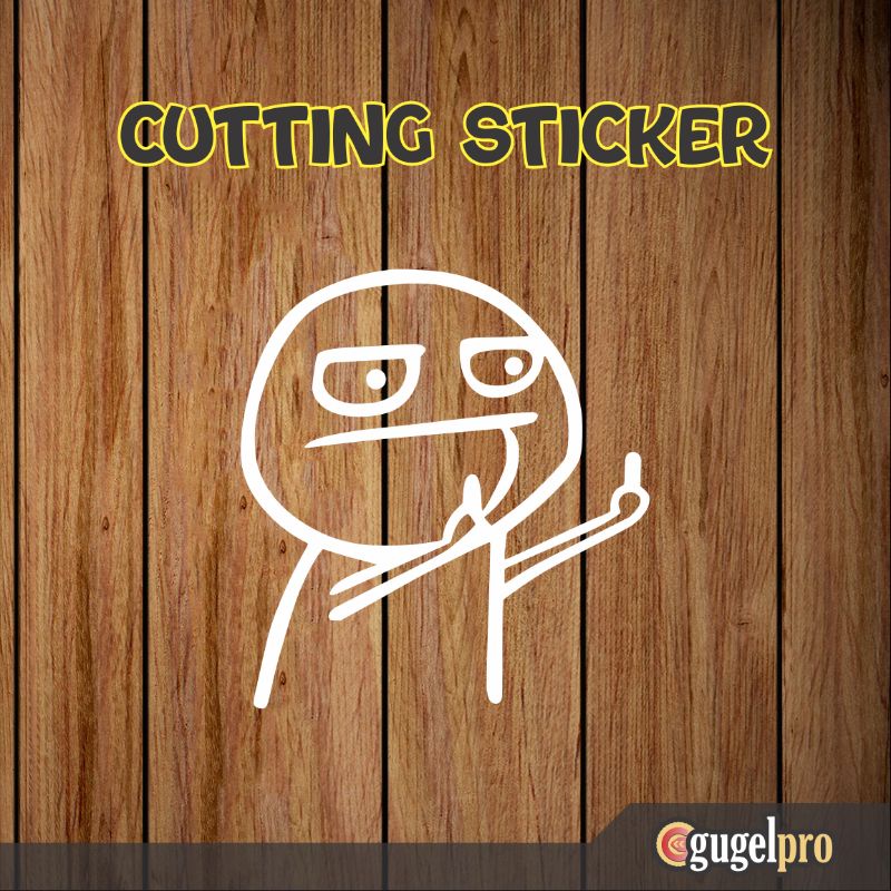 Jual sticker cutting stiker middle finger fck | Shopee Indonesia