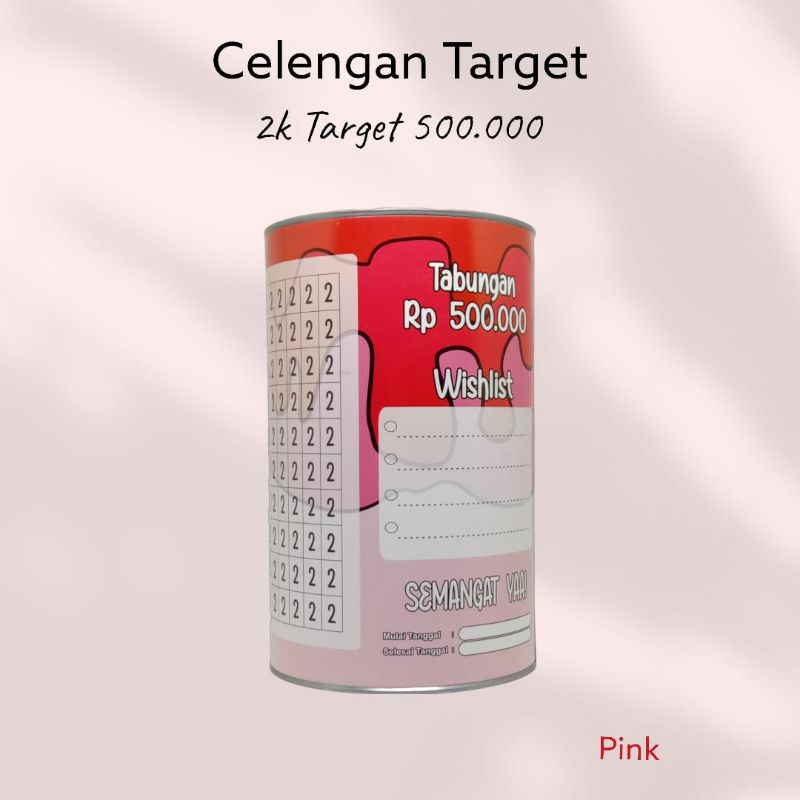 Jual Celengan Target 2k Target 500rb Celengan Viral Tabungan Target ... Jual Celengan Target 2k Target 500rb Celengan Viral Tabungan Target ...