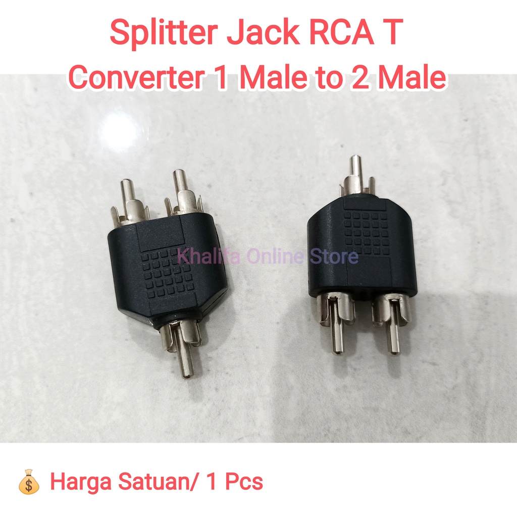 Jual Jack Jek Colokan Mini Splitter Sepliter Pembagi Cabang T Y ...