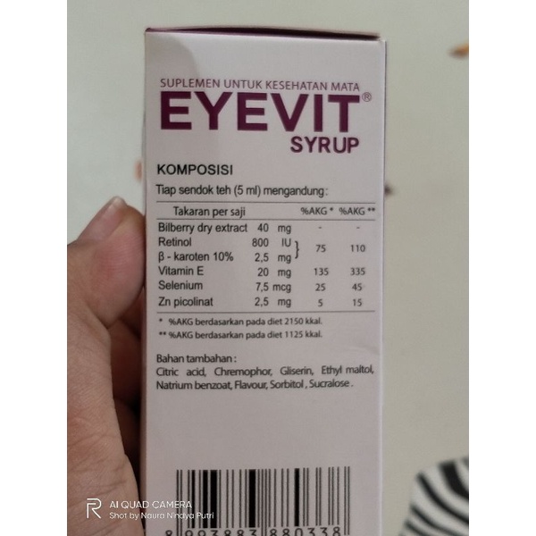 Jual EYEVIT syrup vitamin mata | Shopee Indonesia
