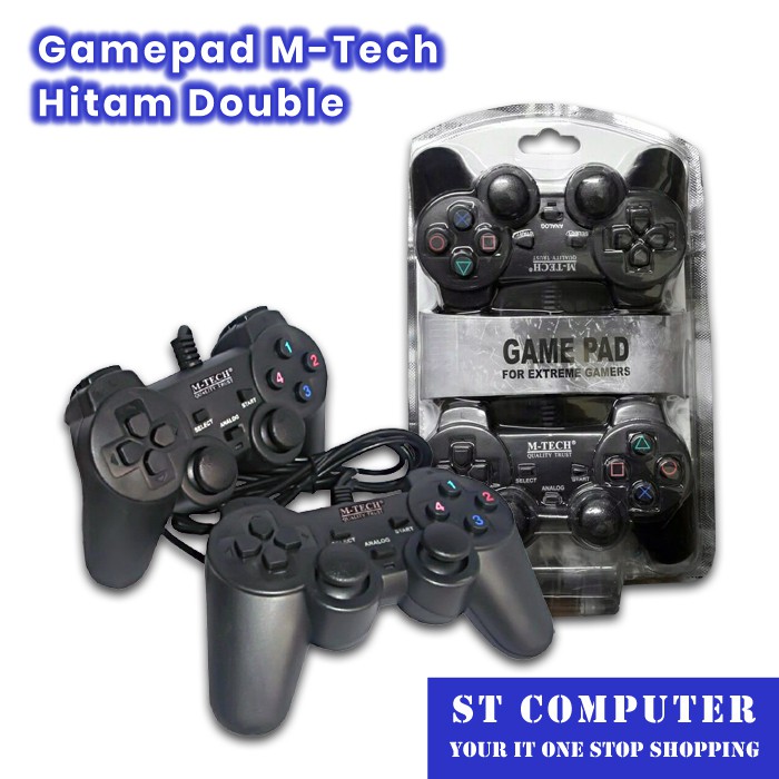 Jual Gamepad M-Tech Double Joystik Hitam | Shopee Indonesia
