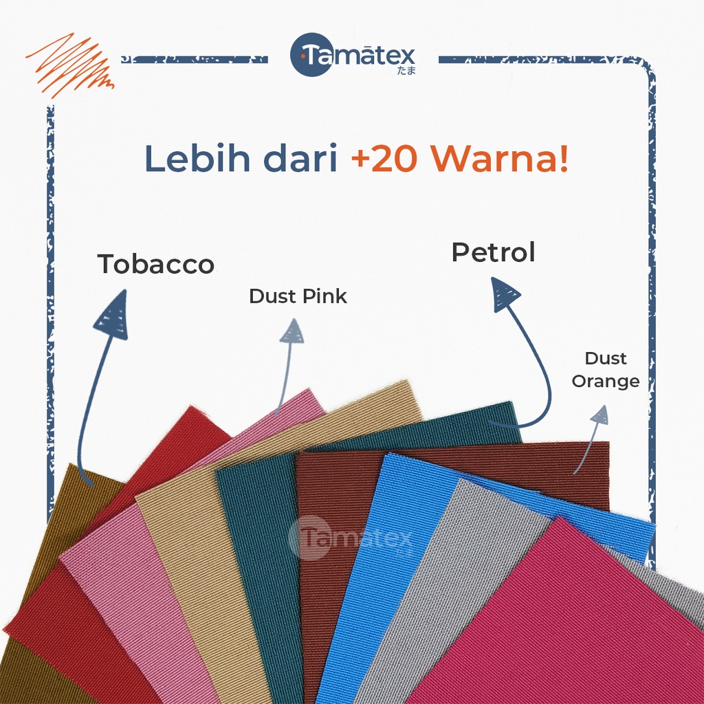 Jual KAIN POLY TASLAN MICRO FIBER POLYESTER BULU HALUS TASLAN POLOS ...