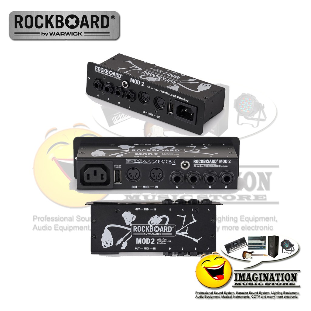 Jual RockBoard MOD 2 V2 - All-in-One TRS, MIDI & USB Patchbay | Shopee Indonesia