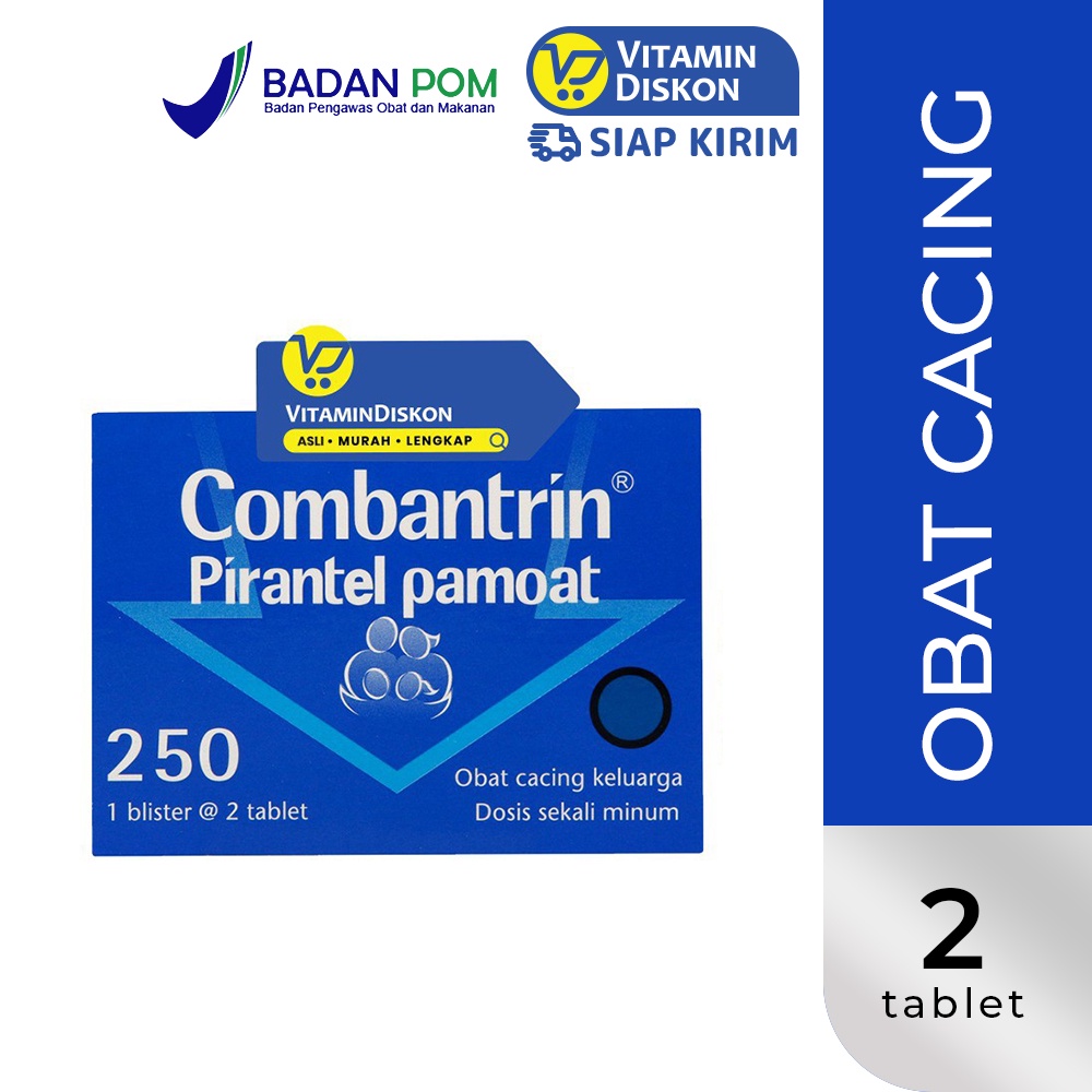 Jual Combantrin 250 Mg 2 Tablet | Obat Cacing Anak Dan Dewasa | Shopee ...