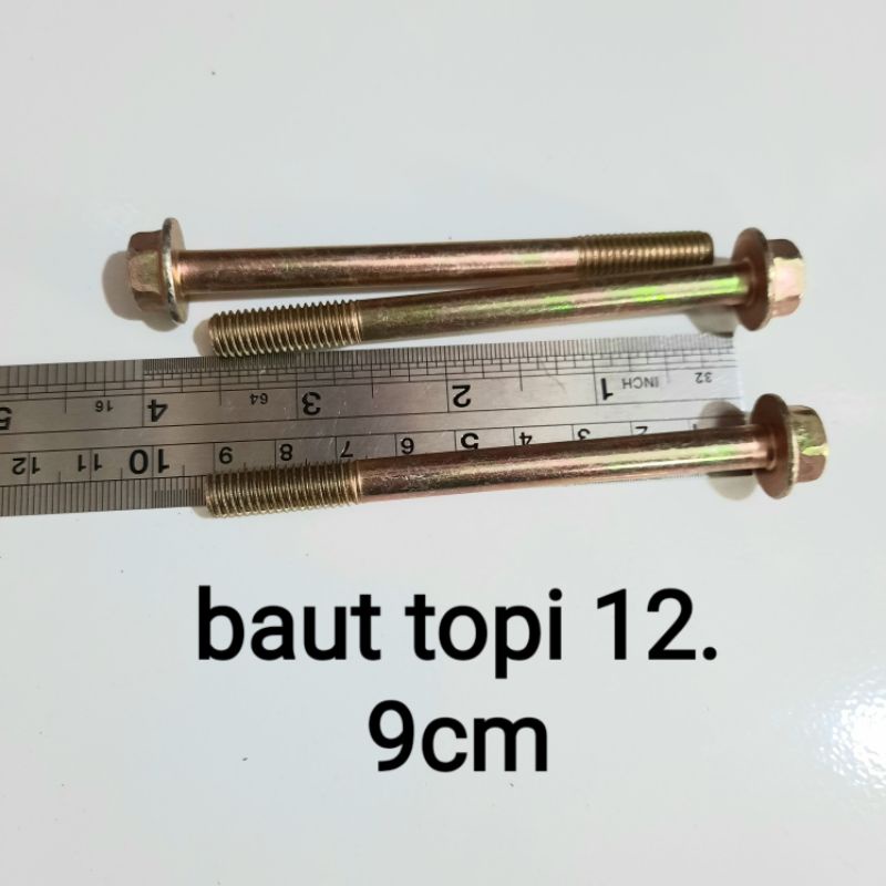 Jual baut topi 12. 9cm | Shopee Indonesia