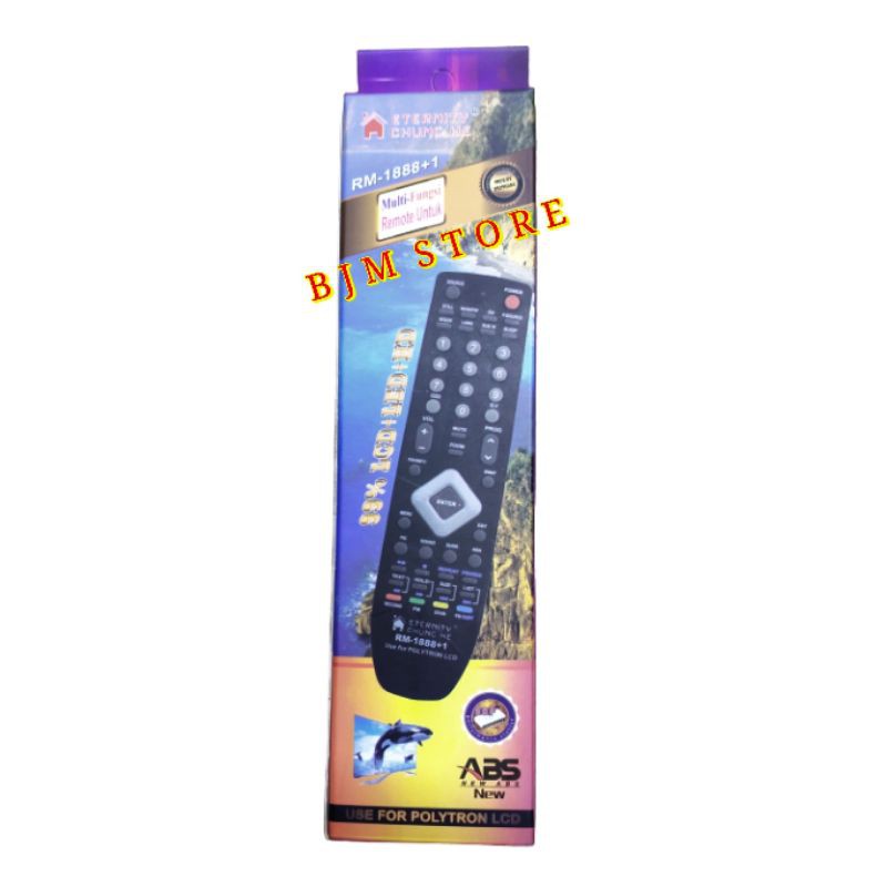 Jual REMOTE TV MULTI POLYTRON LED / LCD - REMOT TV POLYTRON RM 1888+1 ...
