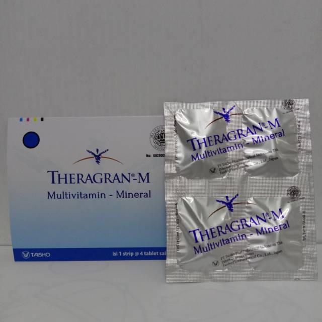 Jual Theragran-M multivitamin isi 4 per strip | Shopee Indonesia