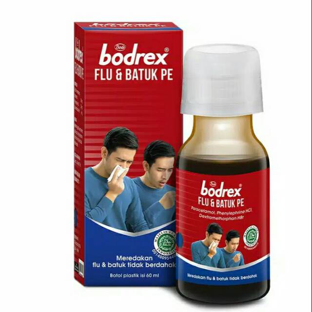 Jual Bodrex Syrup 60 mL/Botol/ Obat Flu dan Batuk/Batuk Berdahak Dewasa ...