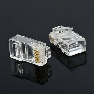 Jual Connector Jek RJ45 Cat5e / Cat6 Jack Kabel Lan Konektor Jaringan Internet UTP RJ-45 Cat 5e ...