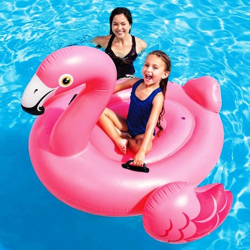 Jual INTEX 57558 Pelampung Ban Floaties Pink Flamingo Ride-on ...
