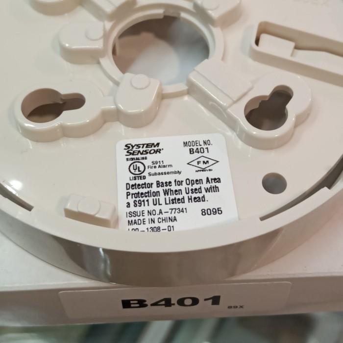 Jual Detector | Fire Alarm Base Conventional Detector Notifier B401 ...