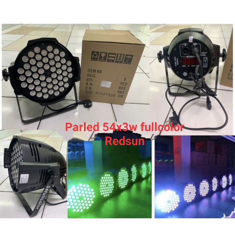 Jual parled Redsun S002 - Parled 543w fullcolor body besi kualitas bagus 1 Line Bonus kabel ...