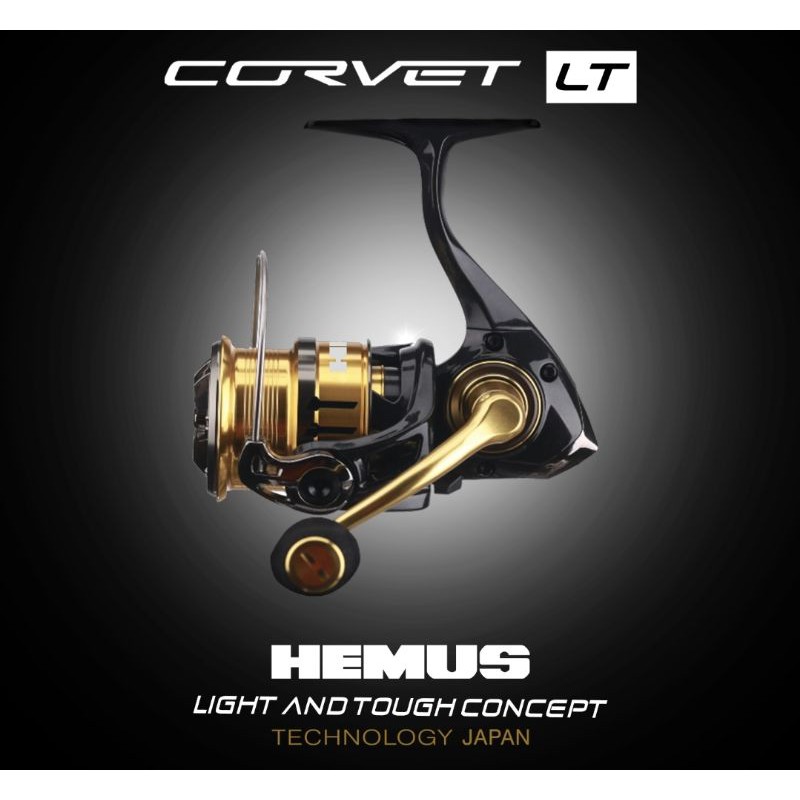 Jual REEL PANCING SALTWATER PH BODY CARBON HEMUS CORVET 3000 7+1BB REEL ...