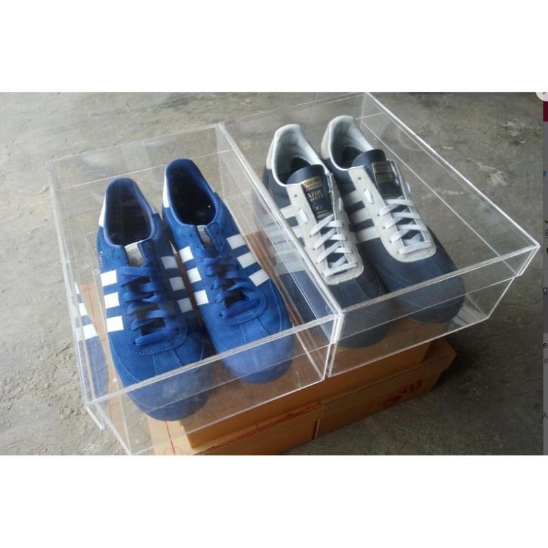 Jual box sepatu Akrilik/tempat penyimpanan | Shopee Indonesia