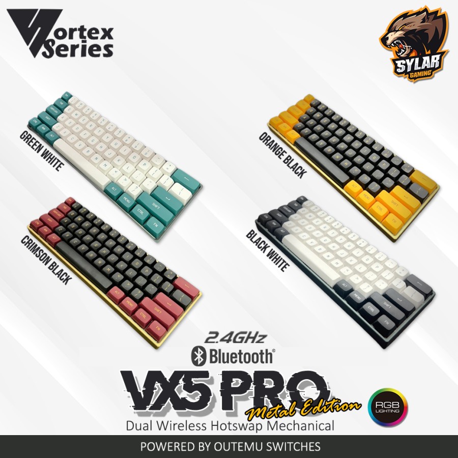 Jual VortexSeries VX5 Pro Metal Edition Hotswap Mechanical Gaming ...