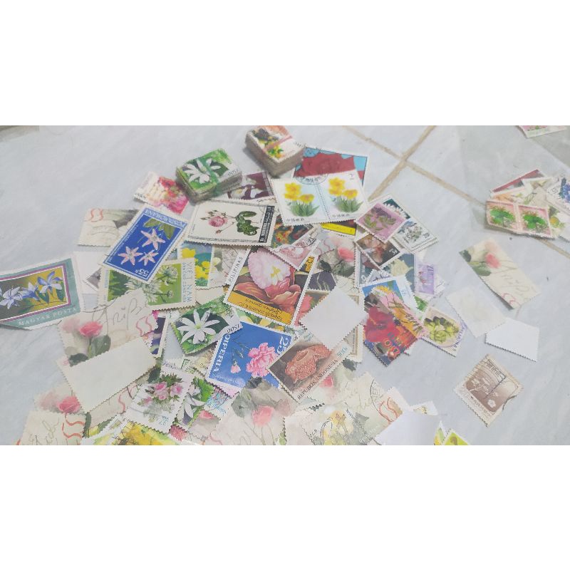 Jual Perangko lama gambar Bunga | Shopee Indonesia