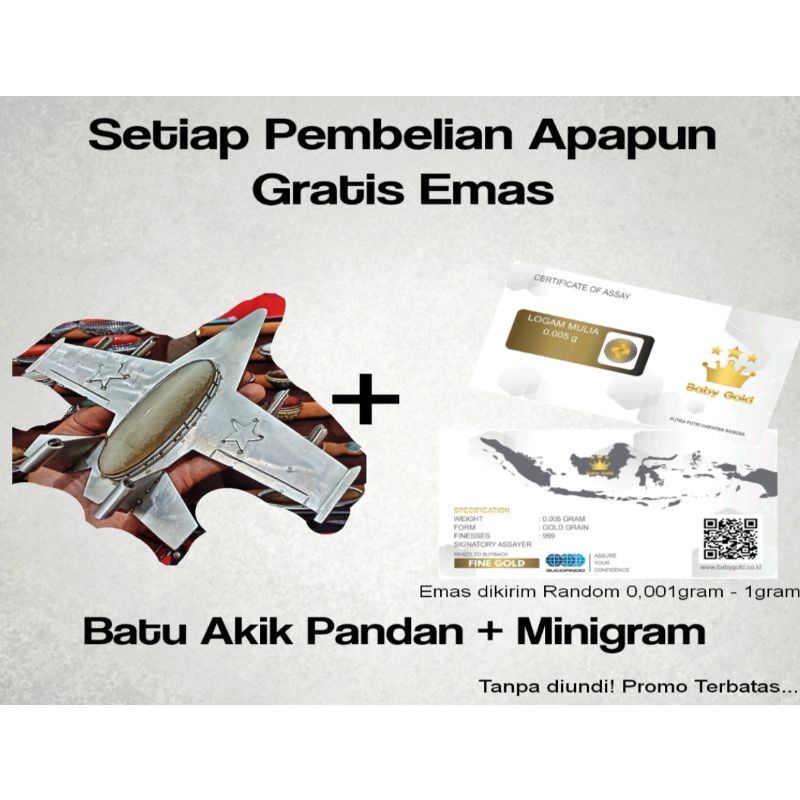 Jual Batu Pandan Rudal Model Pesawat Tempoer | Shopee Indonesia