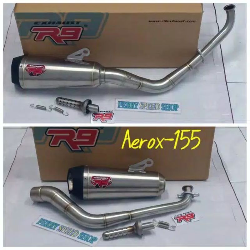Jual R9 NEW ALPHA SERIES YAMAHA AEROX 155 KNALPOT R9 NEW ALPHA AEROX ...
