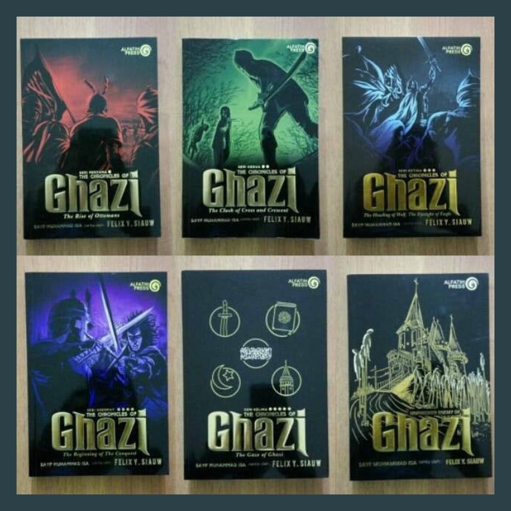 Jual NOVEL THE CHRONICLES OF GHAZI JILID 1 2 3 4 5 6 AL FATIH PRESS ...